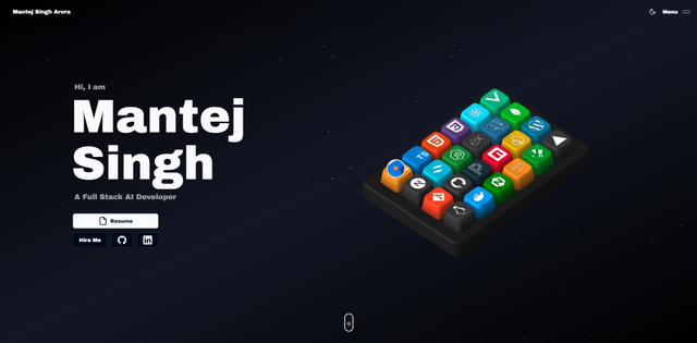 Mantej Singh | Full-Stack AI Developer